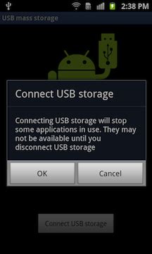 Help USB Connect Mode