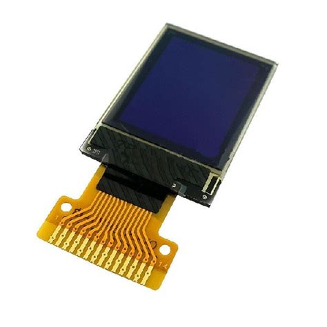 خرید نمایشگر Oled تک رنگ سفید 0 71 اینچ دارای ارتباط Spi و چیپ درایور Ssd1306 با کابل فلت 15 پین
