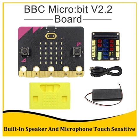 BBC Micro Bit V Kit Built In Speaker Microphone Touch Programmable Learning Development Board
