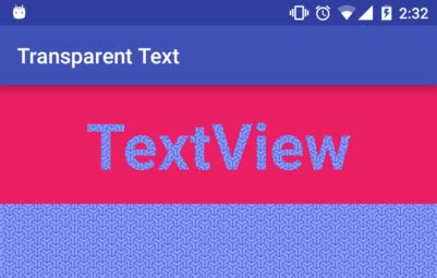 A Library That Draws Transparent Text In A Textview Clevercoder Net
