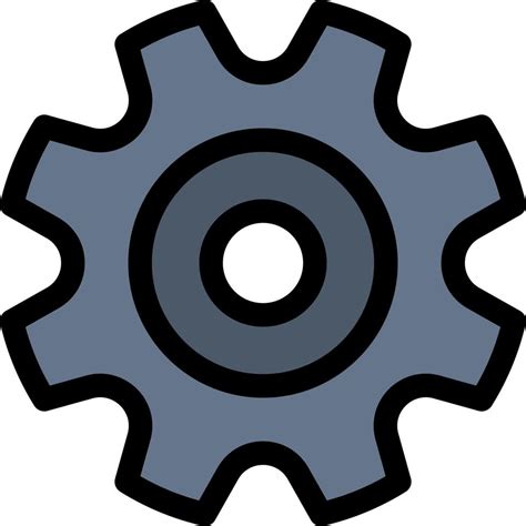Cogs Gear Setting Wheel Flat Color Icon Vector Icon Banner Template 14845837 Vector Art At Vecteezy