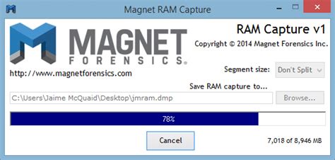 Acquiring Memory With Magnet Ram Capture Magnet Forensics