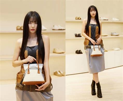 패션엔 레드벨벳 슬기 청순 그 자체 부산 사로잡은 유니크한 드레스룩