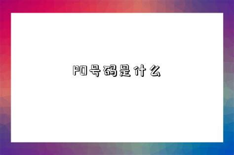 PO号码是什么 外贸知识大全网
