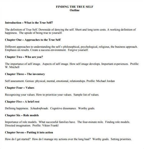 Memoir Book Proposal Template Book Proposal Book Outline Novel Outline Template