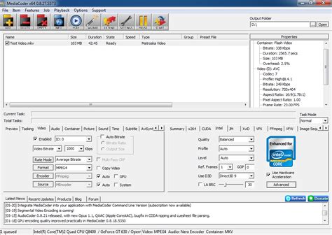 Mediacoder A Free Source Of Universal Media Transcoding Review Benign Blog