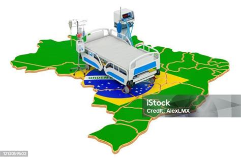 브라질의 중환자실 Icu 흰색 배경에서 격리된 3d 렌더링 브라질에 대한 스톡 사진 및 기타 이미지 브라질 지도 코로나