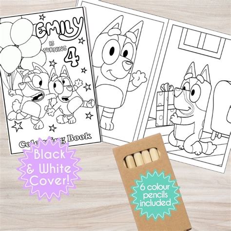 Bluey Colouring Book