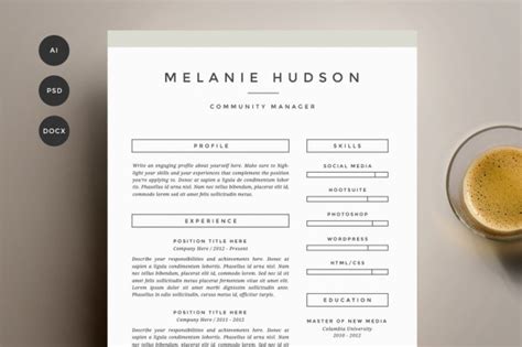 30 Sexy Resume Templates Guaranteed To Get You Hired Inspirationfeed