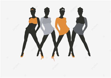 Beautiful Girls Sequin Beauty Glamour Vector Sequin Beauty Glamour