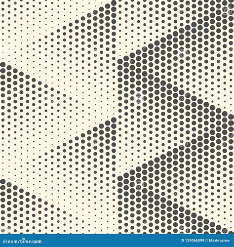 Seamless Triangle Background Vector Halftone Texture Stock Vector Illustration Of Monochrome