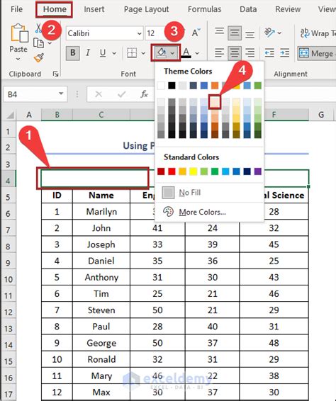 How To Create A Double Row Header In Excel 3 Easy Ways