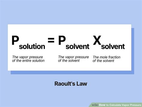 3 Ways To Calculate Vapor Pressure WikiHow