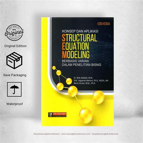 Jual Konsep Dan Aplikasi Structural Equation Modeling Willy Abdillah Shopee Indonesia