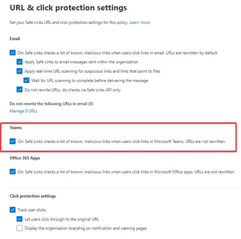 Teams Security Baselines Protected Links EdTech IRL