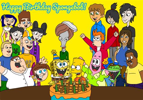 Happy Birthday Spongebob 2024 By Kaisaunders85 On Deviantart