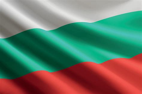 Bulgaria Flag Waving In The Wind Detailed Silk Texture 67114754 Vector