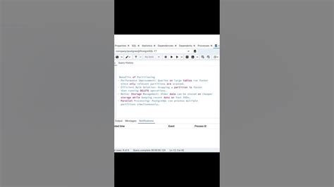 Benefits Of Partitioning In Postgresql Best Postgresql Tutorial Shorts Youtube