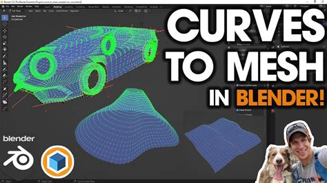 Surfaces From Curves With CURVES TO MESH For Blender Blender