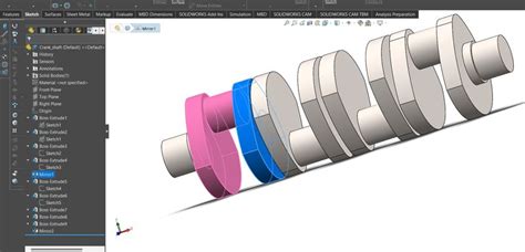 Engine Block Design And Assembly In Solidworks