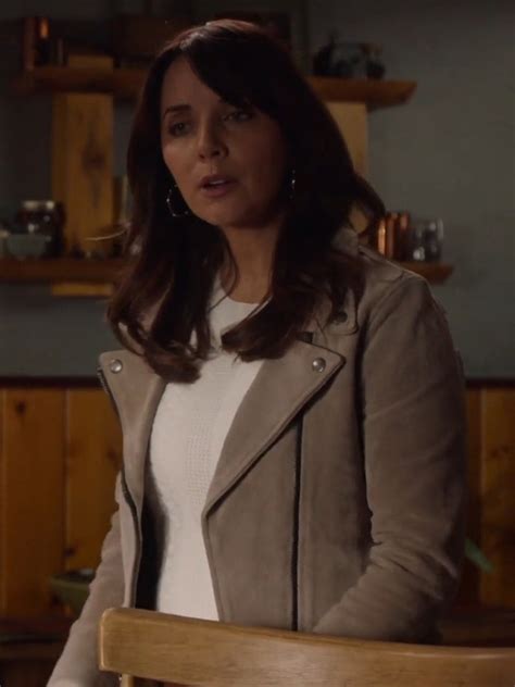 Heartland Season 16 Lou Fleming Suede Leather Jacket