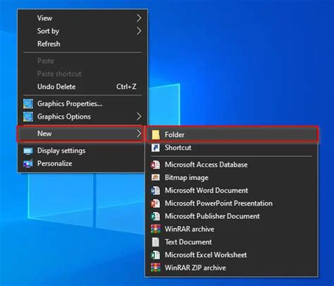 fix new folder option missing in right click menu on windows 10