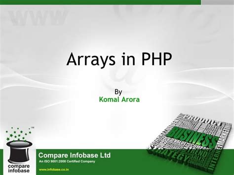 Arrays In PHP PPT