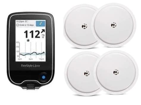 Abbott Freestyle Libre Glucose Monitor Reader With 4 Sensor Relikart