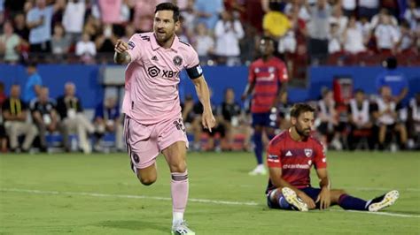Another Brace Another Free Kick Goal Messi Also Shines Against Dallas
