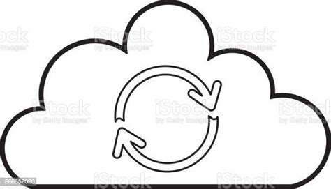 클라우드 동기화 새로 고침 백업 컴퓨팅 데이터 아이콘 개념에 대한 스톡 벡터 아트 및 기타 이미지 개념 기업 재무와 산업 네트워크 서버 Istock