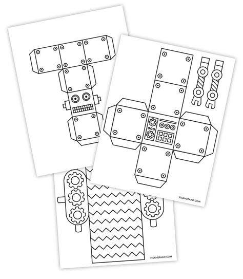 Build A Robot Printable In 2024 Build A Robot Robot Craft Build Your Own Robot