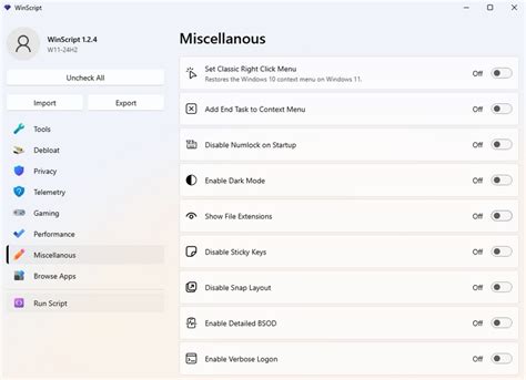 WinScript Un Outil Open Source Pour Debloat Et Optimiser Windows En Quelques Minutes