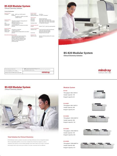 Mindray Bs 820m Pdf Glycated Hemoglobin Medical Specialties
