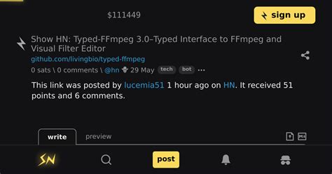 Show Hn Typed Ffmpeg 30typed Interface To Ffmpeg And Visual Filter Editor Stacker News ~tech