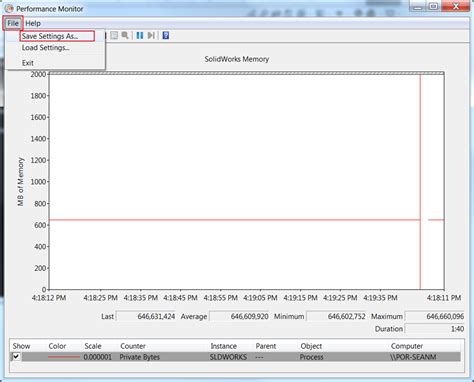 How To Monitor SOLIDWORKS Memory Usage