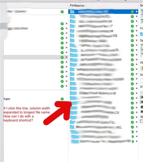 Macbook Pro Expand Finder Column Width With Keyboard Shortcut Ask
