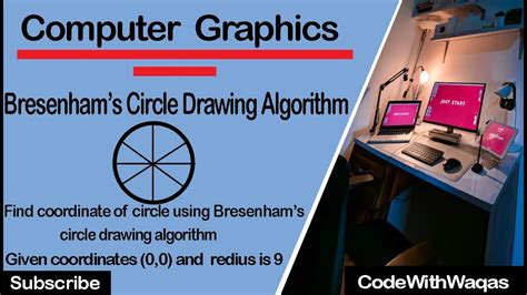 Bresenhams Circle Drawing Algorithm In Computer Graphics Youtube