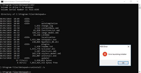 Error When Running A Silent Install Issue Notepad Plus Plus Notepad Plus Plus GitHub