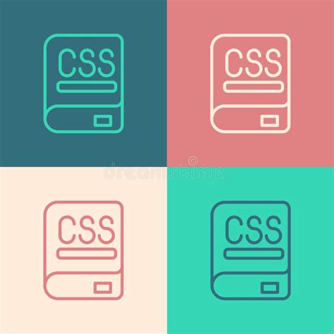 Pop Art Line Books About Programming Icon Isolated On Color Background