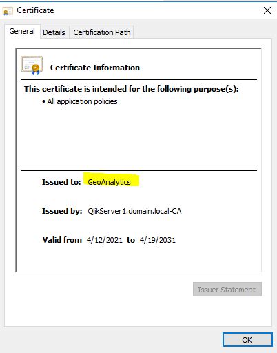 how to prepare ssl certificate to enable for qlik community