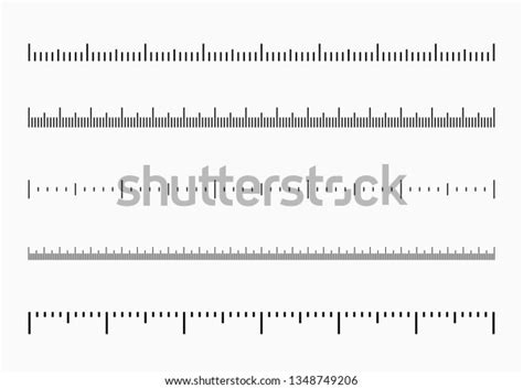 Size Indicators Set Different Unit Distances Stock Vector Royalty Free 1348749206 Shutterstock