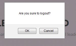 Javascript Logout Button Appearance Varies From Browser To Browser