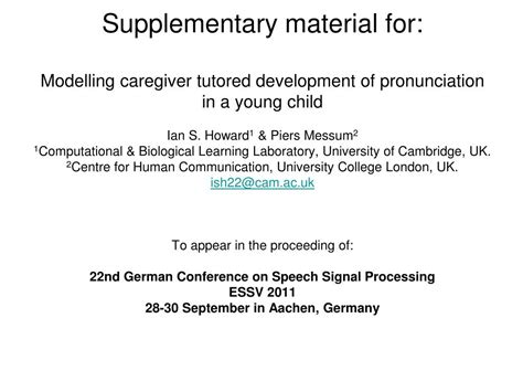 PPT Results Unsupervised Sound Discovery V Vowels PowerPoint Presentation ID