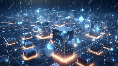 Premium Ai Image Block Chain Network And Smart City Artificial Intelligence Download Preview