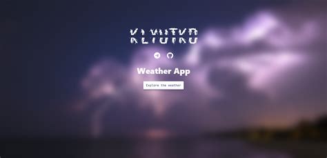 Github Klyutko7p Weather App
