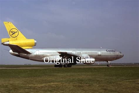 Aircraft Slide Condor Dc 10 D Adpo Frankfurt 1981 A200 £1 99