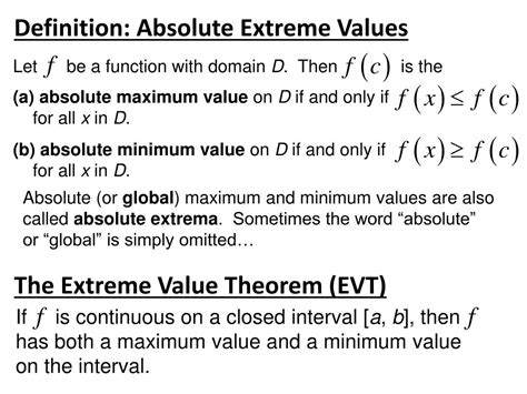 PPT Extreme Values Of Functions PowerPoint Presentation Free Download ID 3939047