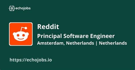Reddit Is Hiring Principal Software Engineer Transport Amsterdam