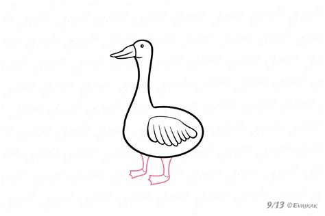 Рисунки для срисовки гуси Фотоподборки 1