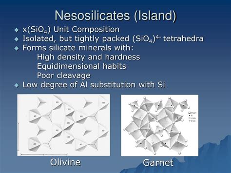 Ppt Lecture 19 12 04 2006 Systematic Description Of Minerals Part 3 Silicates I